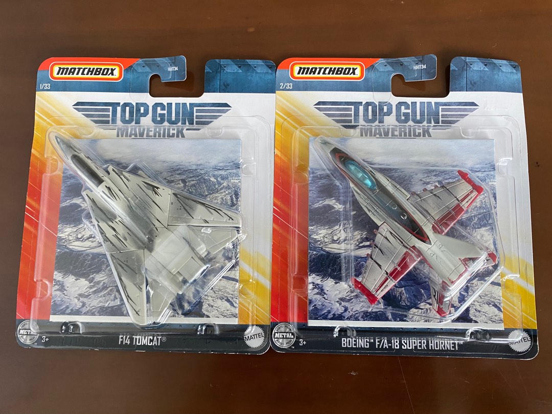 Matchbox TOP GUN MAVERICK F-14 Tomcat + F/A-18 Super Hornet, Hobbies & Toys, Toys & Games on ...