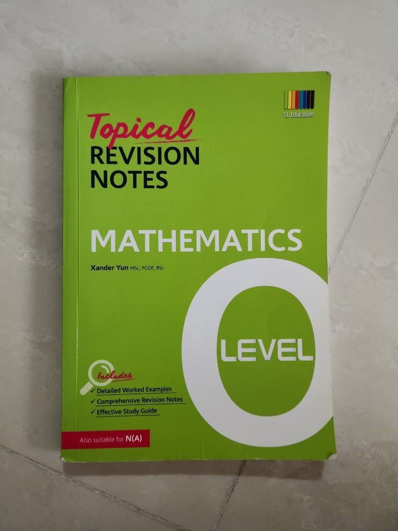 Maths O level topical revision notes, Hobbies & Toys, Books & Magazines ...