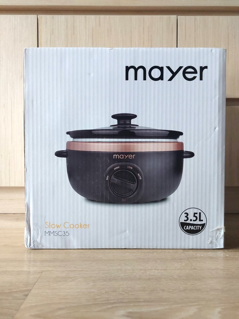 Mayer Slow Cooker MMSC35 3.5L, TV & Home Appliances, Kitchen Appliances ...