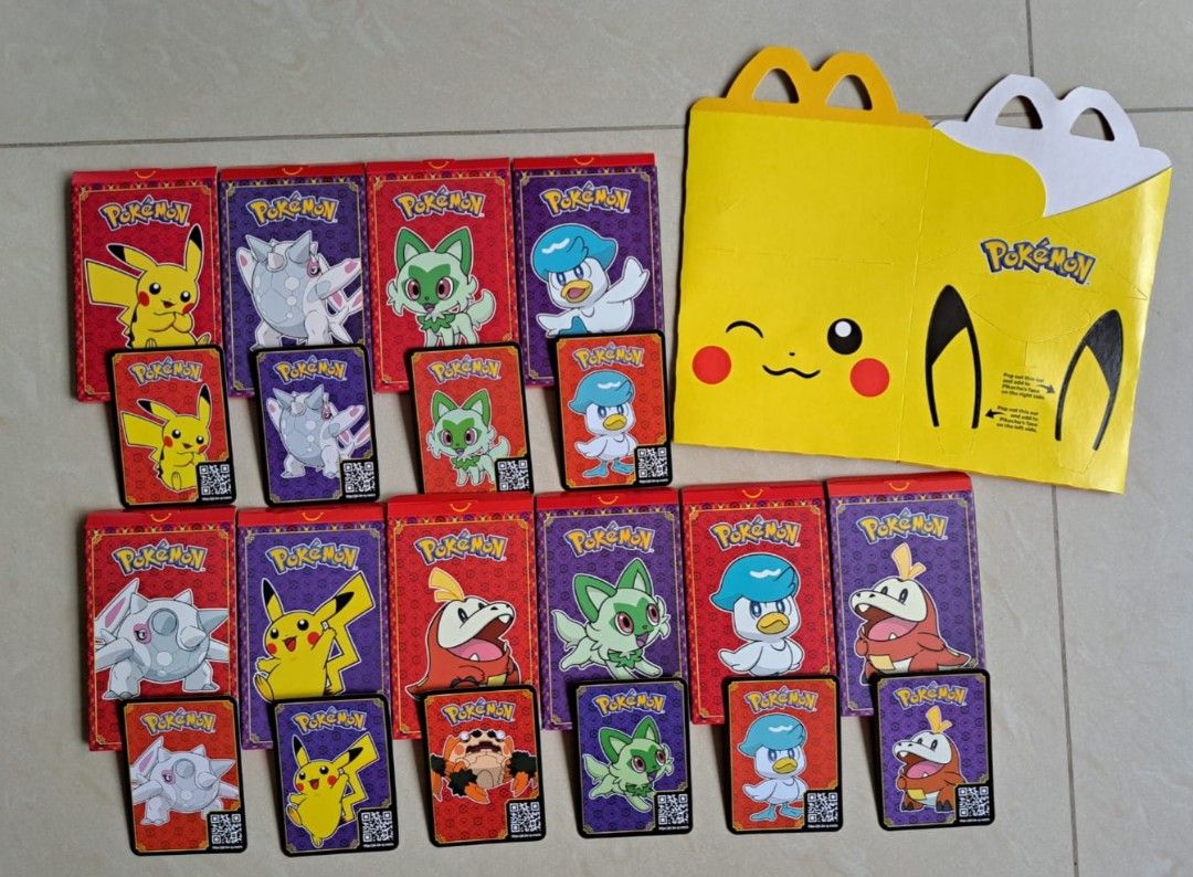 Mcdonalds x Pokemon TCG cards, Hobbies & Toys, Toys & Games on Carousell