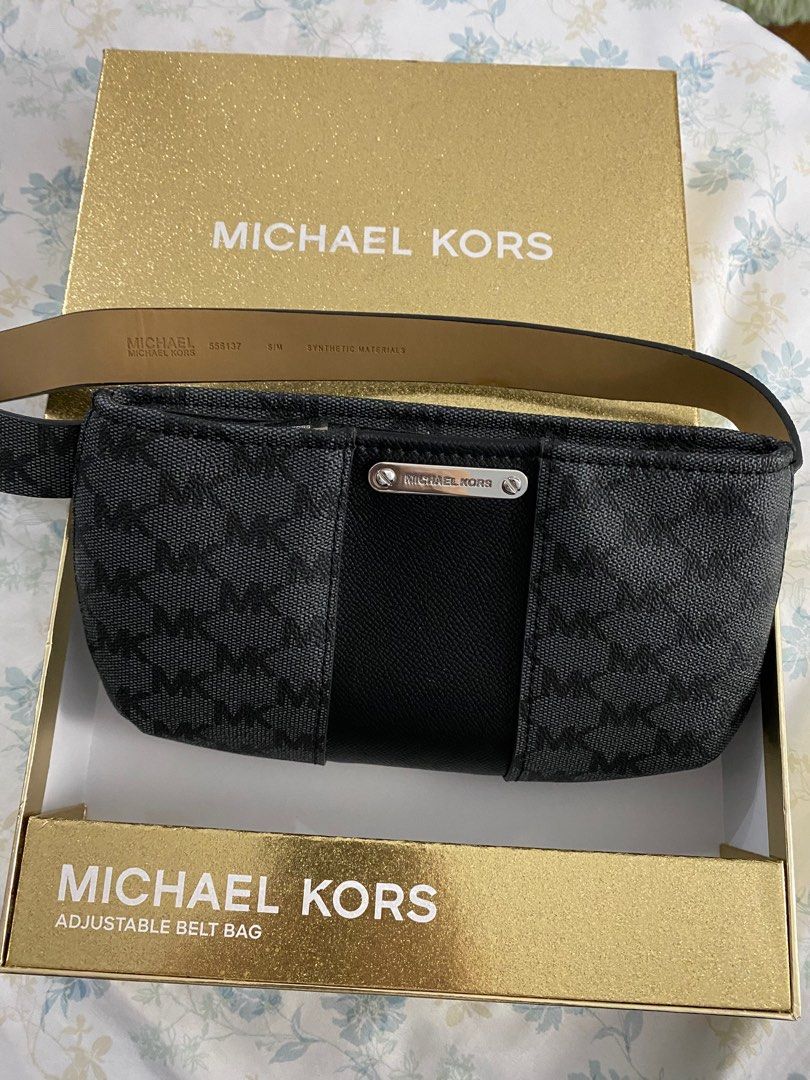 Michael Kors Adjustable Belt Bag, Men's Fashion, Bags, Belt bags ...