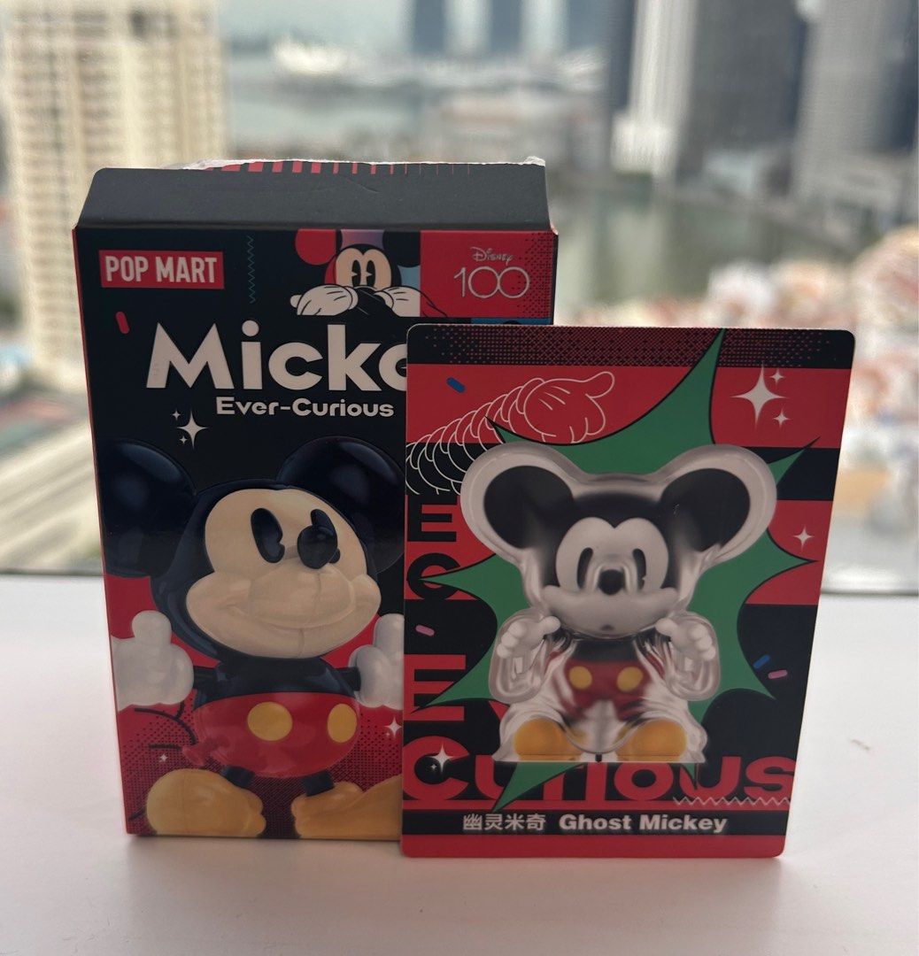 Mickey Ever-Curious - Ghost Popmart, Hobbies & Toys, Toys & Games on ...