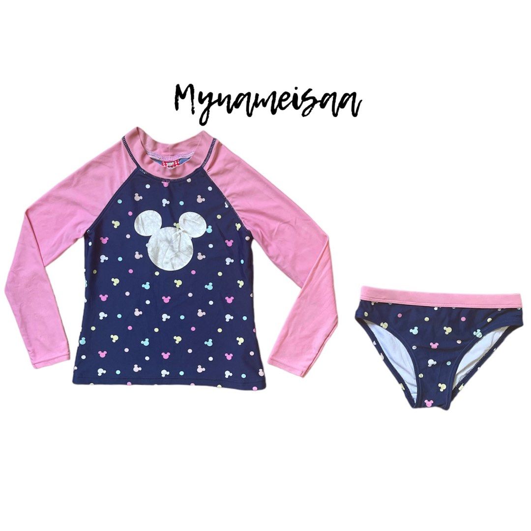 Minnie Mouse swimwear set, Babies & Kids, Babies & Kids Fashion on ...