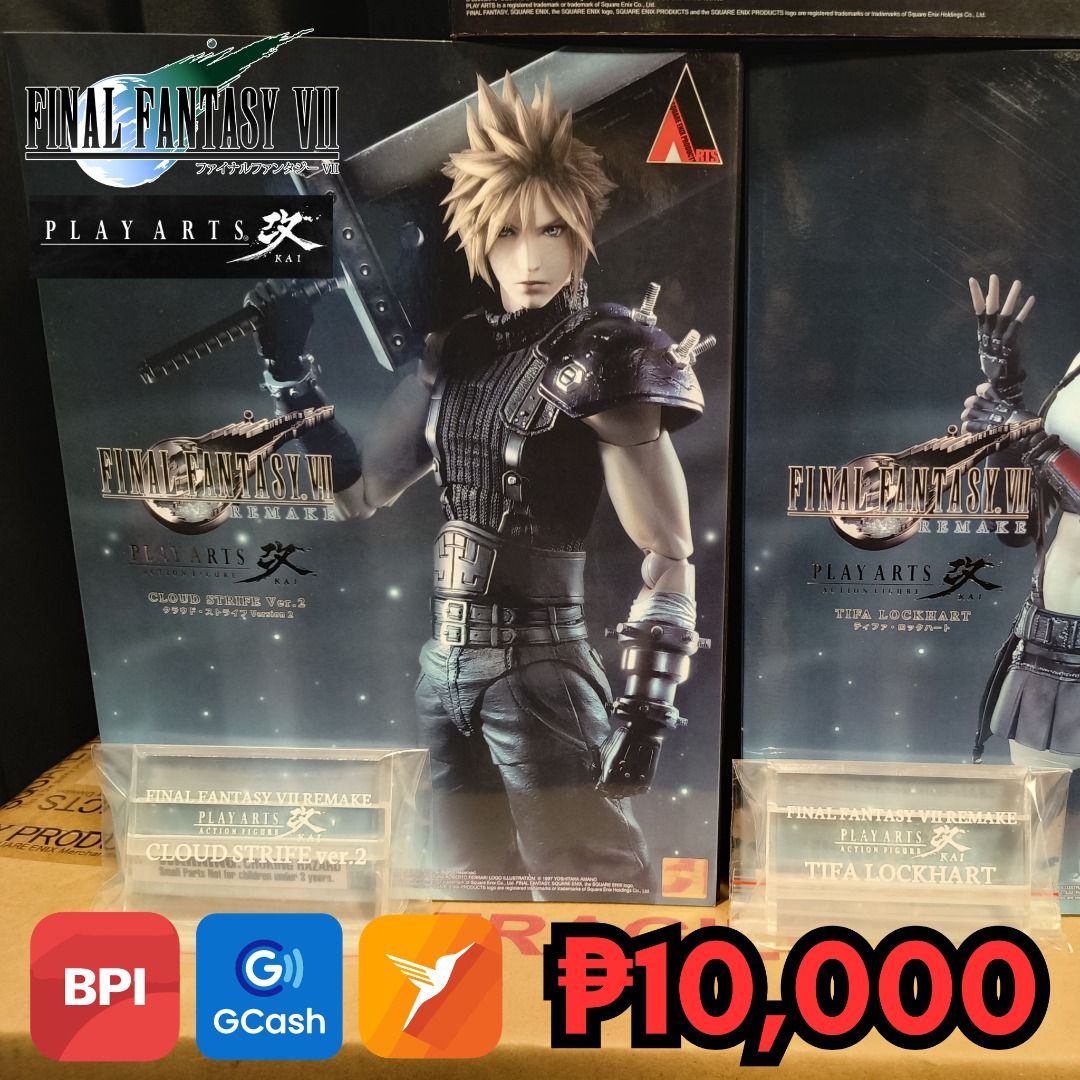 MISB Final Fantasy VII Remake Cloud Strife V2 and Tifa Lockhart V1 ...