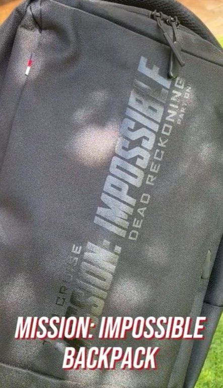 Mission Impossible 7 backpack, Men's Fashion, Bags, Backpacks on Carousell