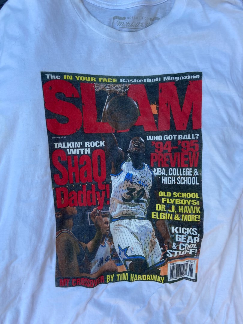 Mitchell and Ness Slam Tee, Men's Fashion, Tops & Sets, Tshirts & Polo Shirts on Carousell