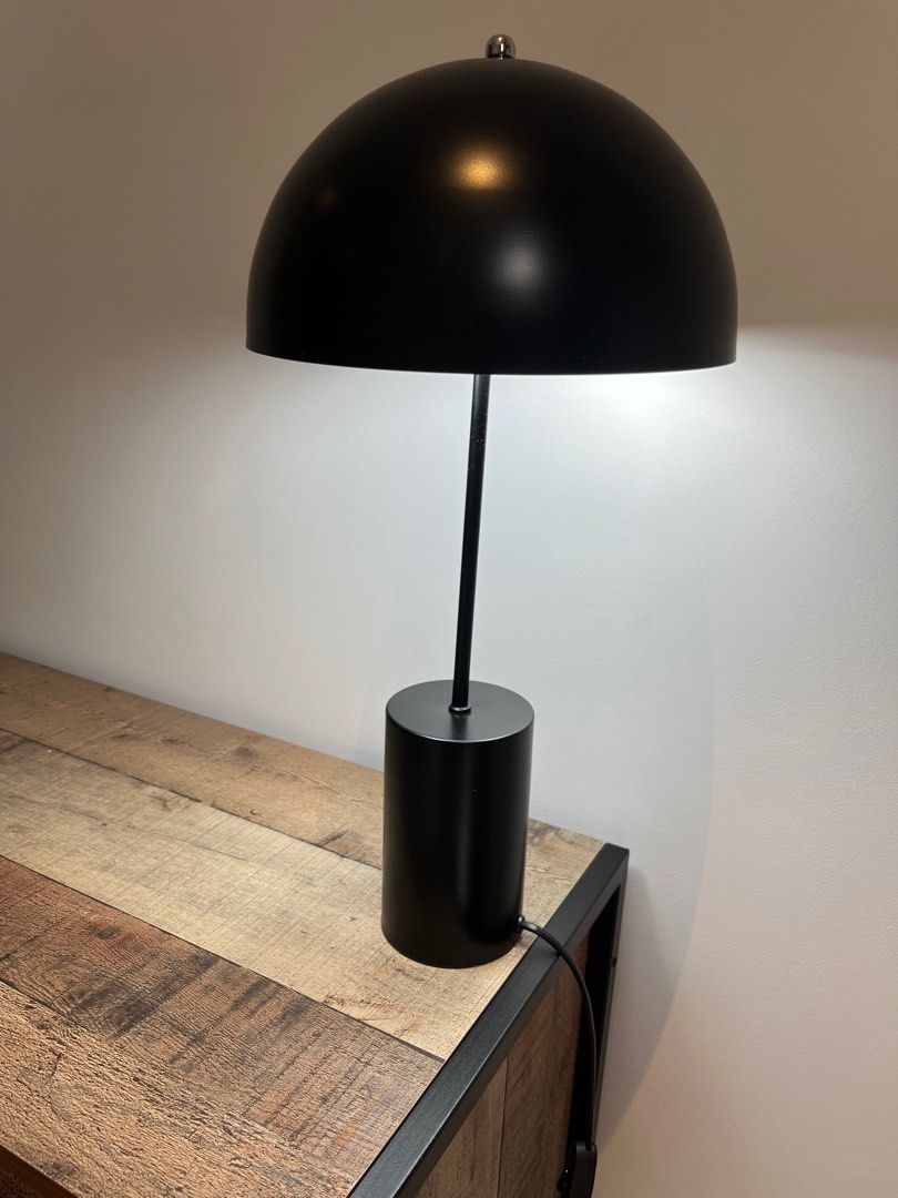 Modern black table lamp - LIKE NEW, Furniture & Home Living, Lighting ...
