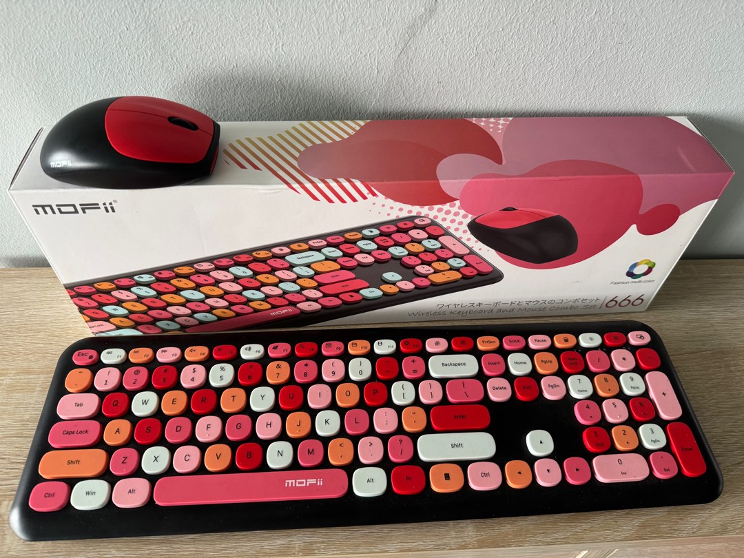 MOFii wireless keyboard amd mouse set, Computers & Tech, Parts ...