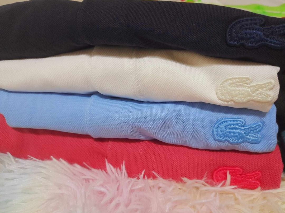 Monochromatic logo by LACOSTE Poloshirt, Men's Fashion, Tops & Sets ...