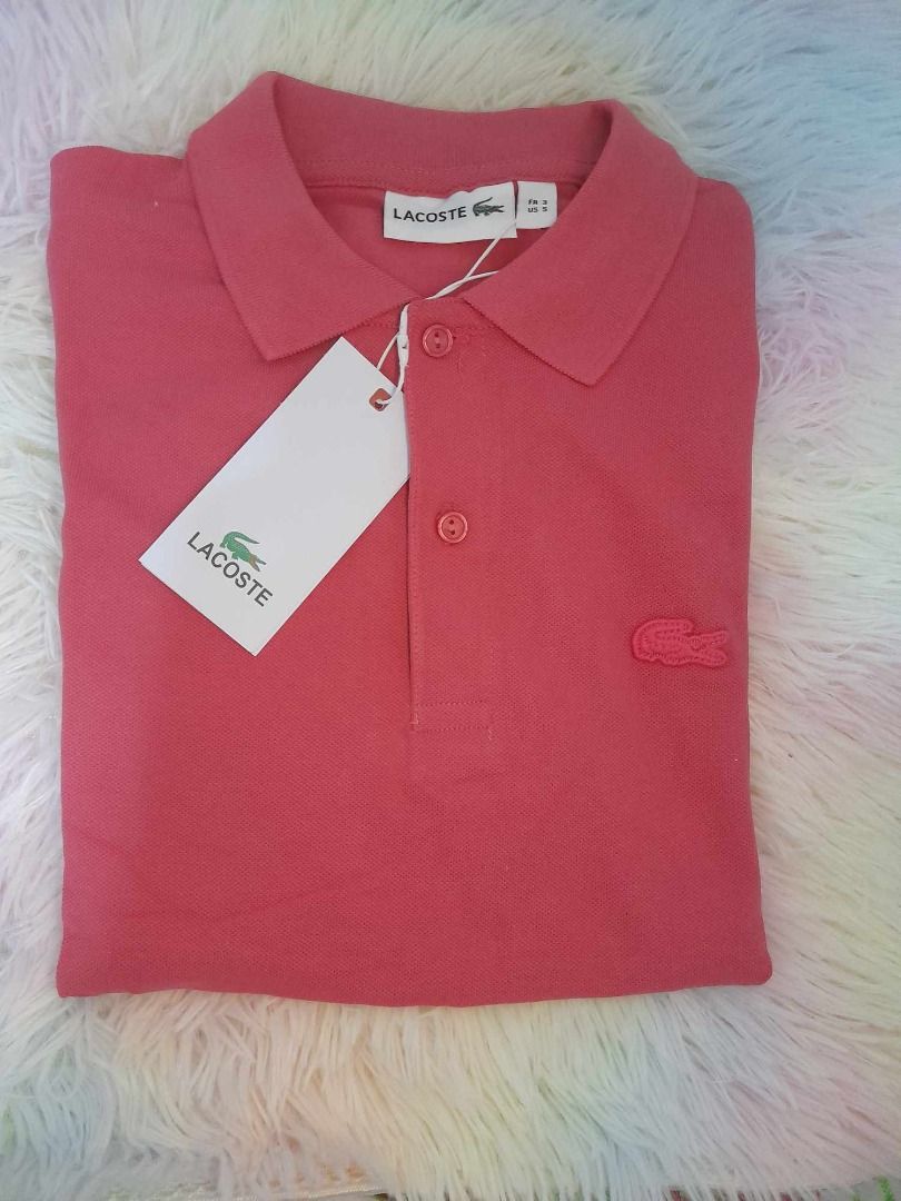Monochromatic logo by LACOSTE Poloshirt, Men's Fashion, Tops & Sets ...