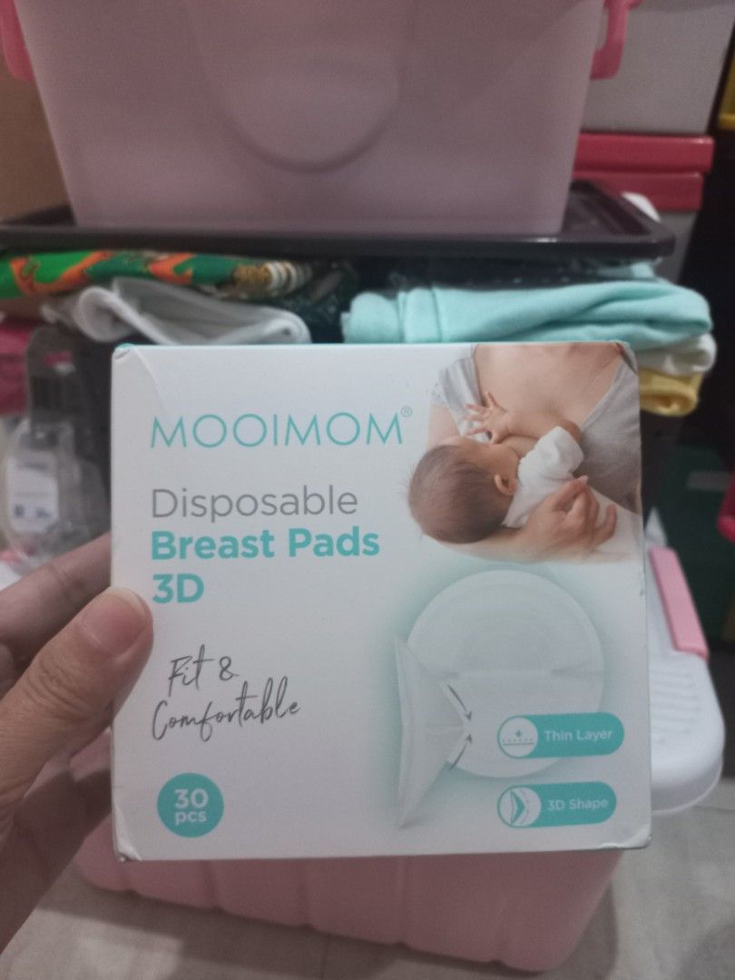 MOOIMOM DISPONSABLE BREAST PAD 3D 30 PCS/Penyerap ASI SEKALI PAKAI, Bayi & Anak, Perawatan ...