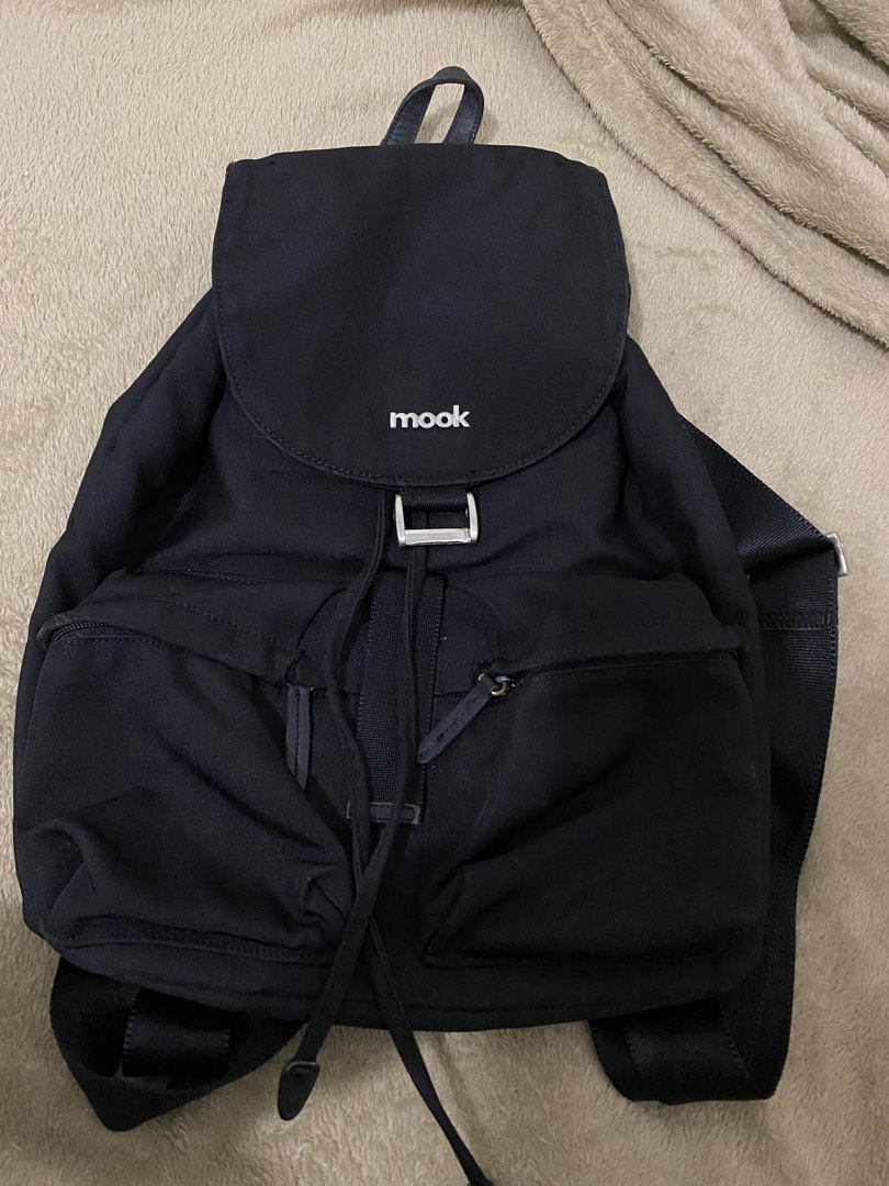 MOOK BLACK BAGPACK WITH MINIMAL ISSUE NOT VISIBLE PRELOVED, Women's ...