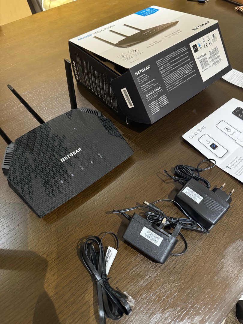 Netgear AX1800 WiFi 6 Router, 電腦＆科技, 電腦周邊及配件, Wifi及上網相關產品 - Carousell
