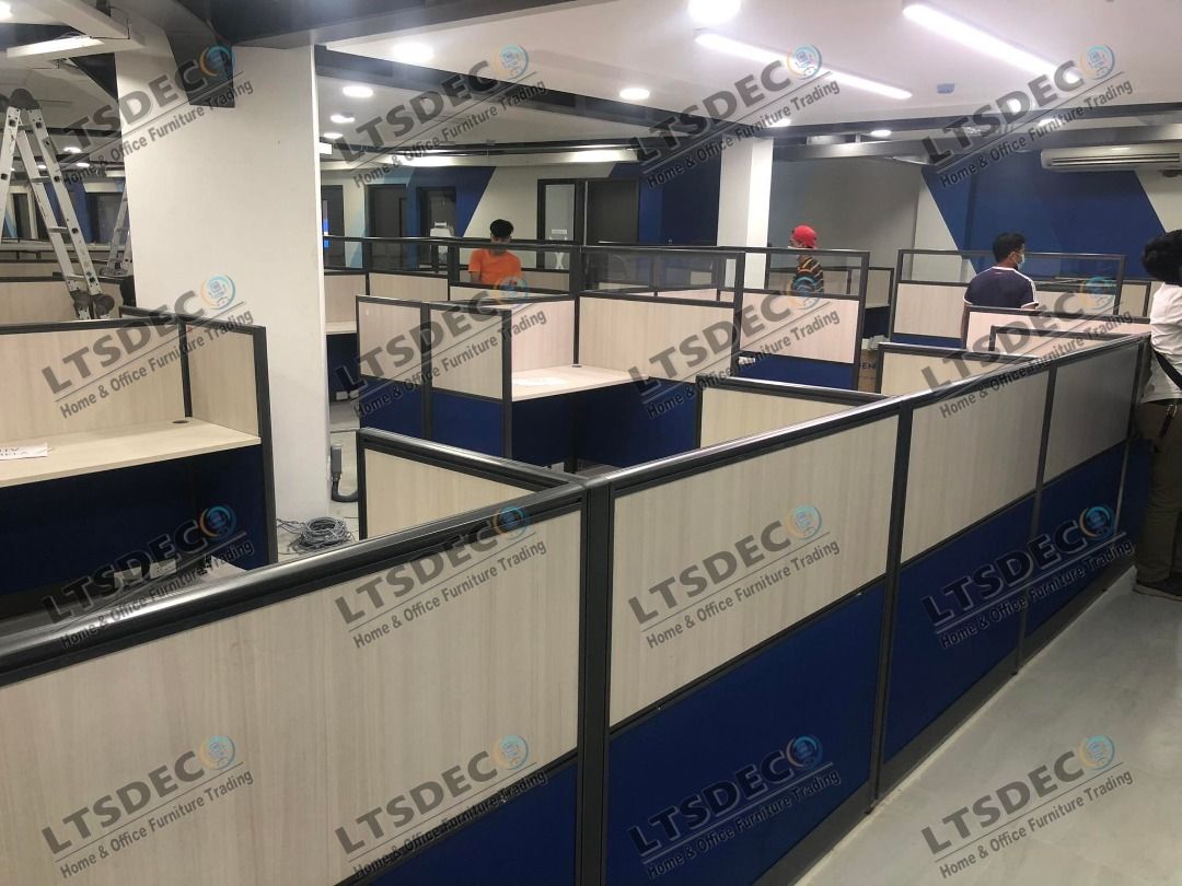 NEW MODULAR TABLE OFFICE PARTITION FURNITURE MODULAR WORKSTATION ...