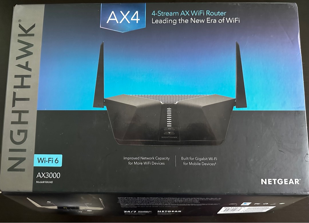 Nighthawk AX4, 4-Stream Dual-Band WiFi 6 Router, 3Gbps, Computers ...