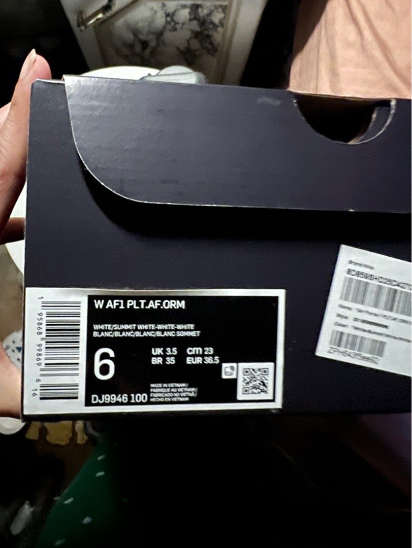 Nike Air force 1 platform (original), Women's Fashion, Footwear ...