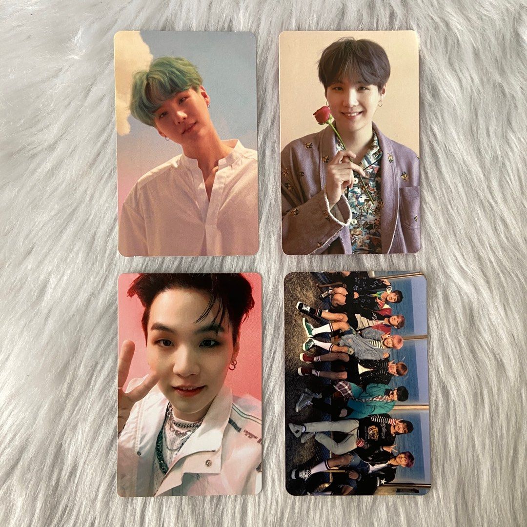 Official BTS Jimin and Yoongi Photocards / PCs (HYYH PT2, YNWA, LY Tear ...