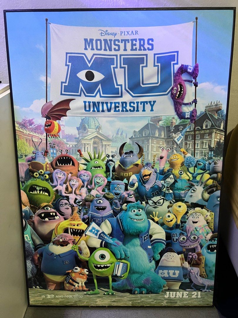 Official Disney Pixar Monsters University Keepsake Movie Poster ...