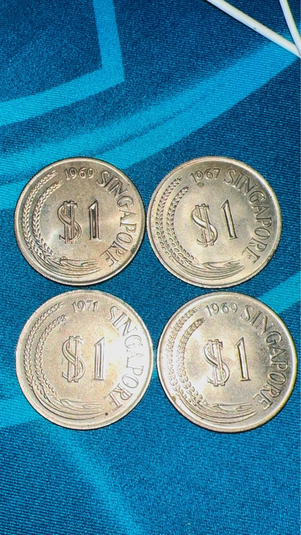 Old $1 coins, Hobbies & Toys, Memorabilia & Collectibles, Vintage ...