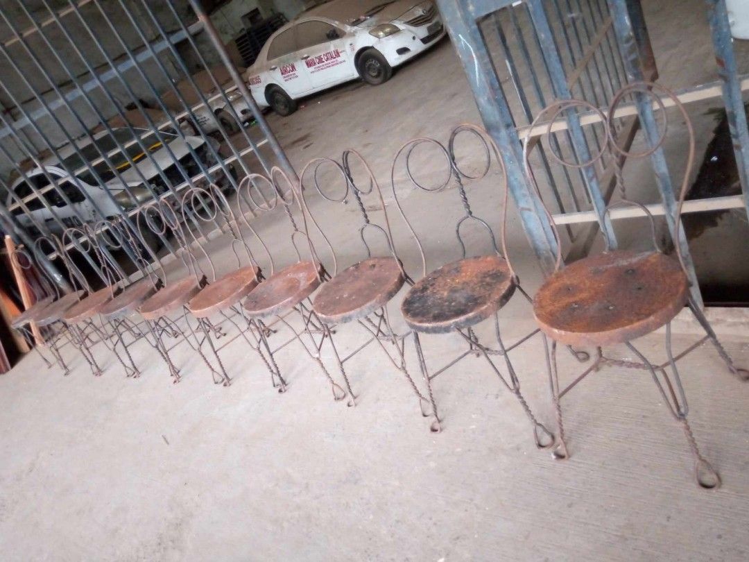 Old Batibot Chairs, Furniture & Home Living, Outdoor Furniture on Carousell