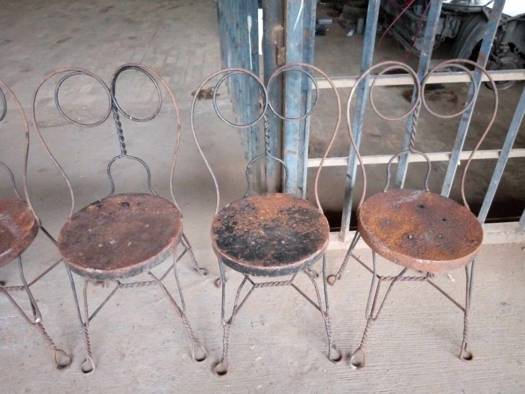 Old Batibot Chairs, Furniture & Home Living, Outdoor Furniture on Carousell