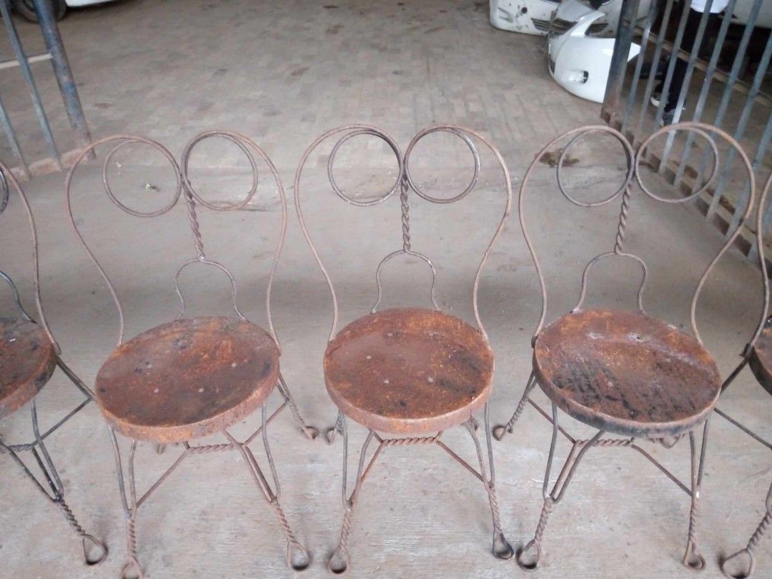 Old Batibot Chairs, Furniture & Home Living, Outdoor Furniture on Carousell