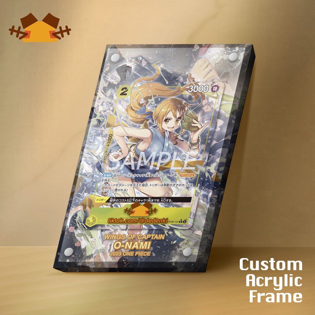 O-Nami Custom Card Frame, Hobbies & Toys, Toys & Games on Carousell