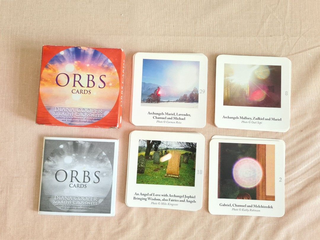 Orbs oracle deck , 44 cards by Diana Cooper, Everything Else on Carousell