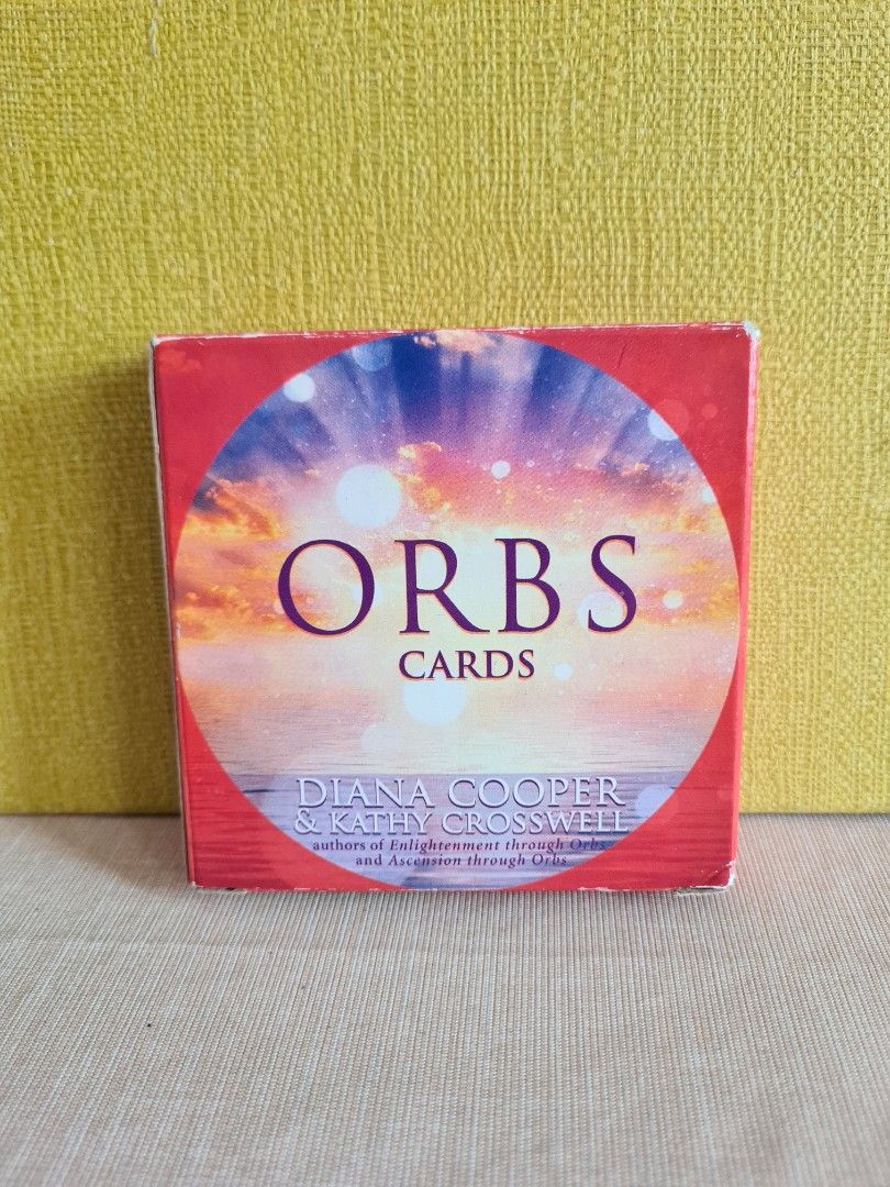 Orbs oracle deck , 44 cards by Diana Cooper, Everything Else on Carousell