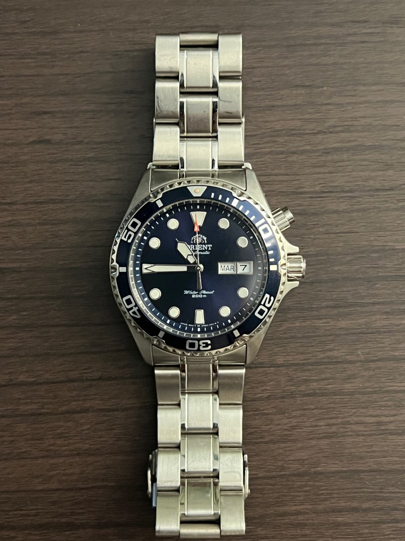Orient Ray Blue Dial Watch Automatic, Luxury, Watches on Carousell