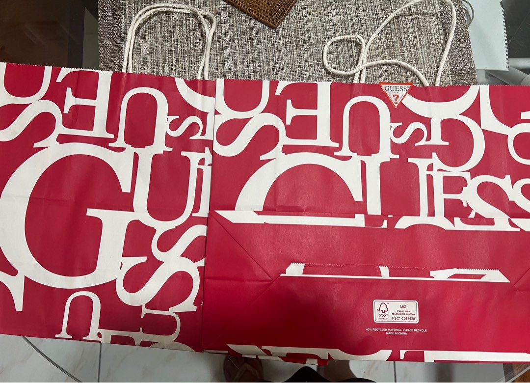 Original Guess paperbag, Women's Fashion, Bottoms, Jeans on Carousell