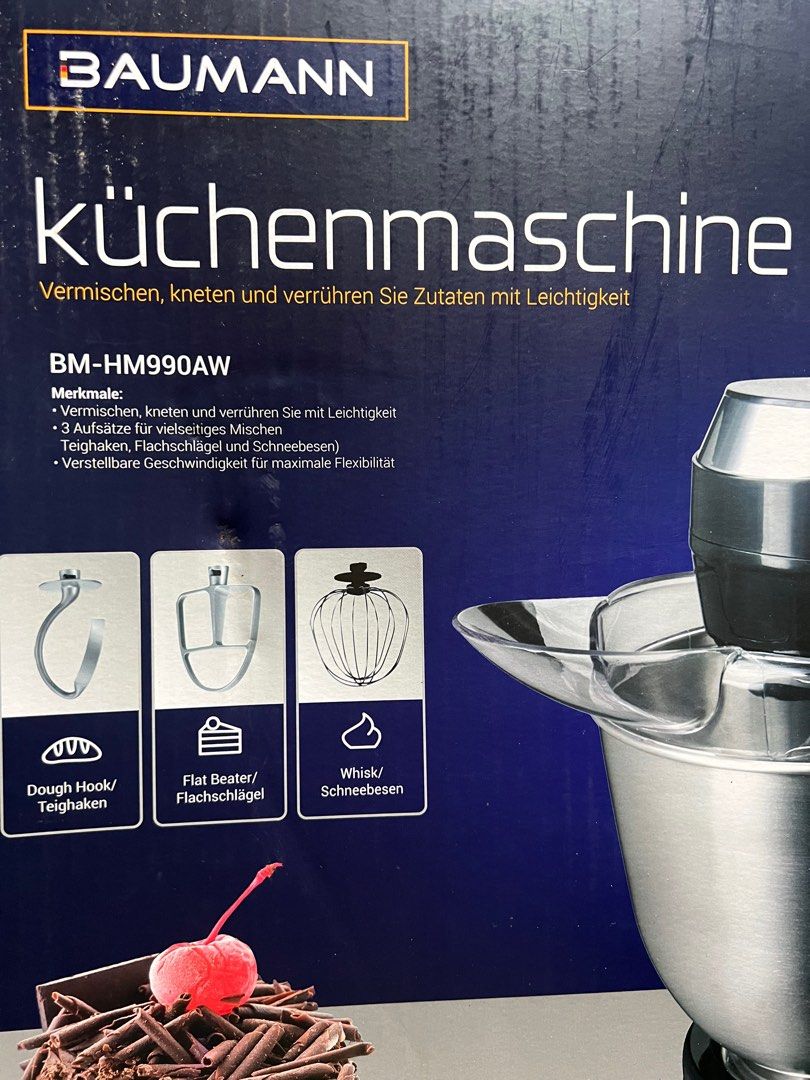 ORIGINAL Stand Mixer from Baumann, TV & Home Appliances, Kitchen ...