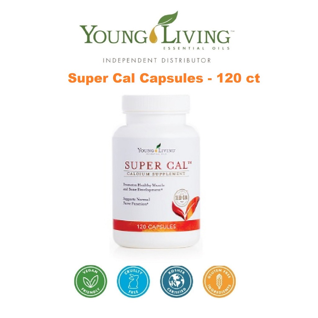 Original Young Living Super Cal Capsules - 120 ct, Health & Nutrition ...
