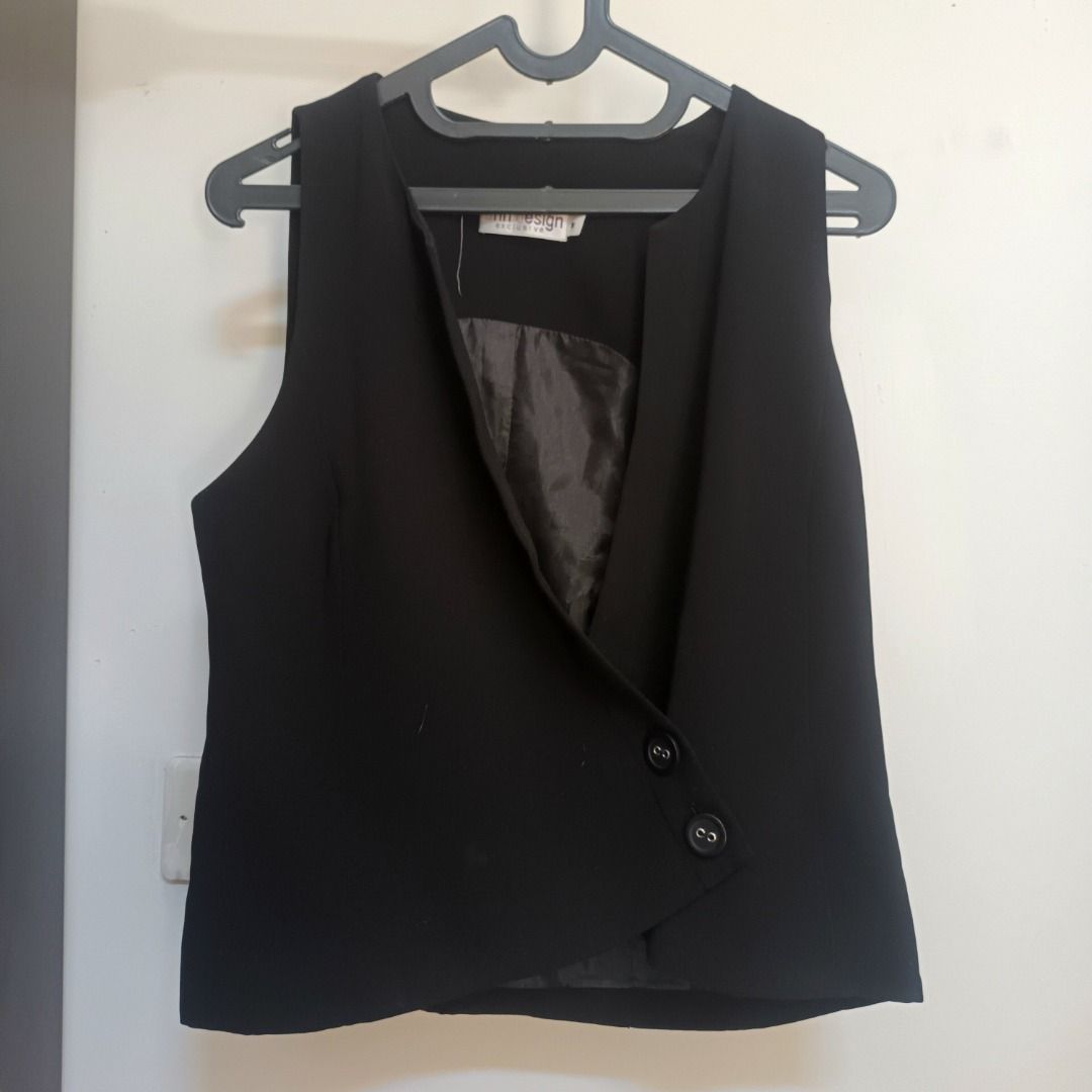 OUTER ROMPI KERJA HITAM ANN DESIGN, Fesyen Wanita, Pakaian Wanita, Baju ...