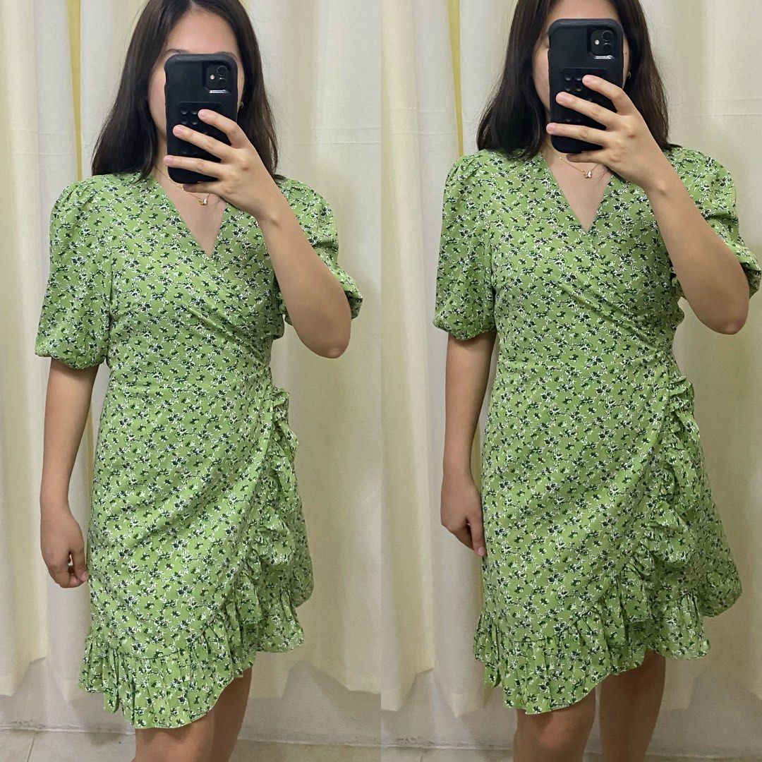 Overlap Dress, Women's Fashion, Dresses & Sets, Dresses on Carousell