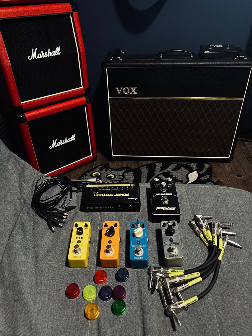Pedals, power station, patch & footswitch., Hobbies & Toys, Music ...