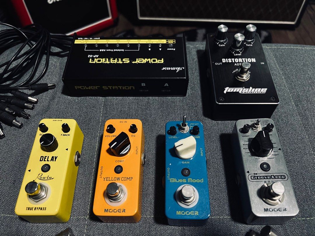 Pedals, power station, patch & footswitch., Hobbies & Toys, Music ...