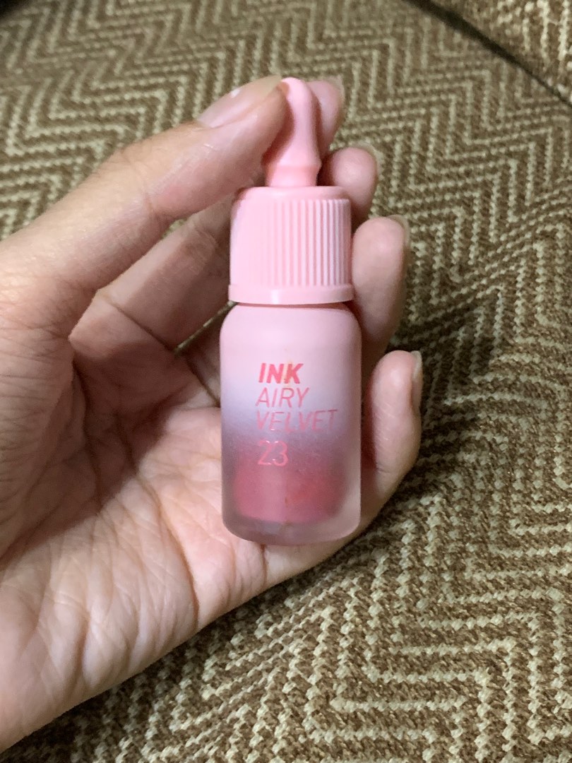 peripera ink airy velvet tint - #23 in the peachlig, Beauty & Personal ...