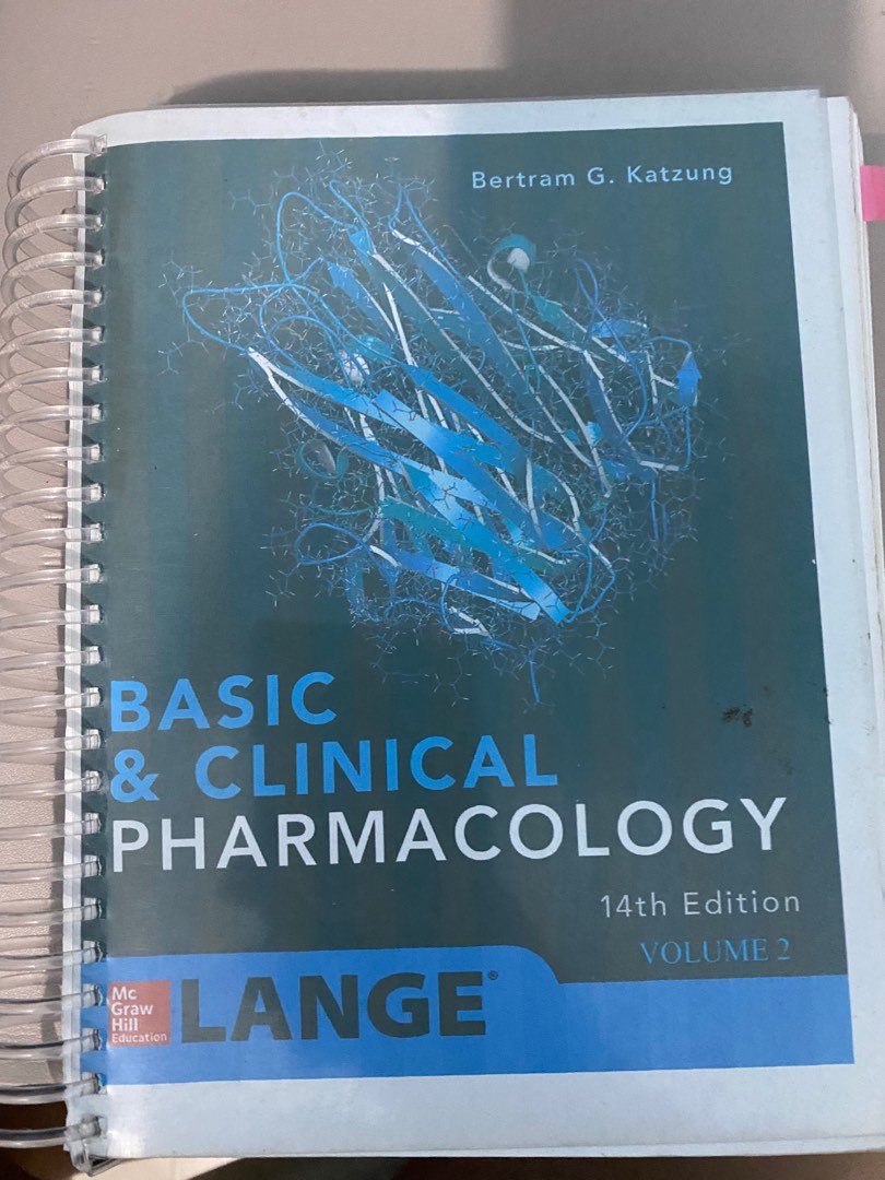 PHARMACOLOGY KATZUNG, Hobbies & Toys, Books & Magazines, Textbooks on ...