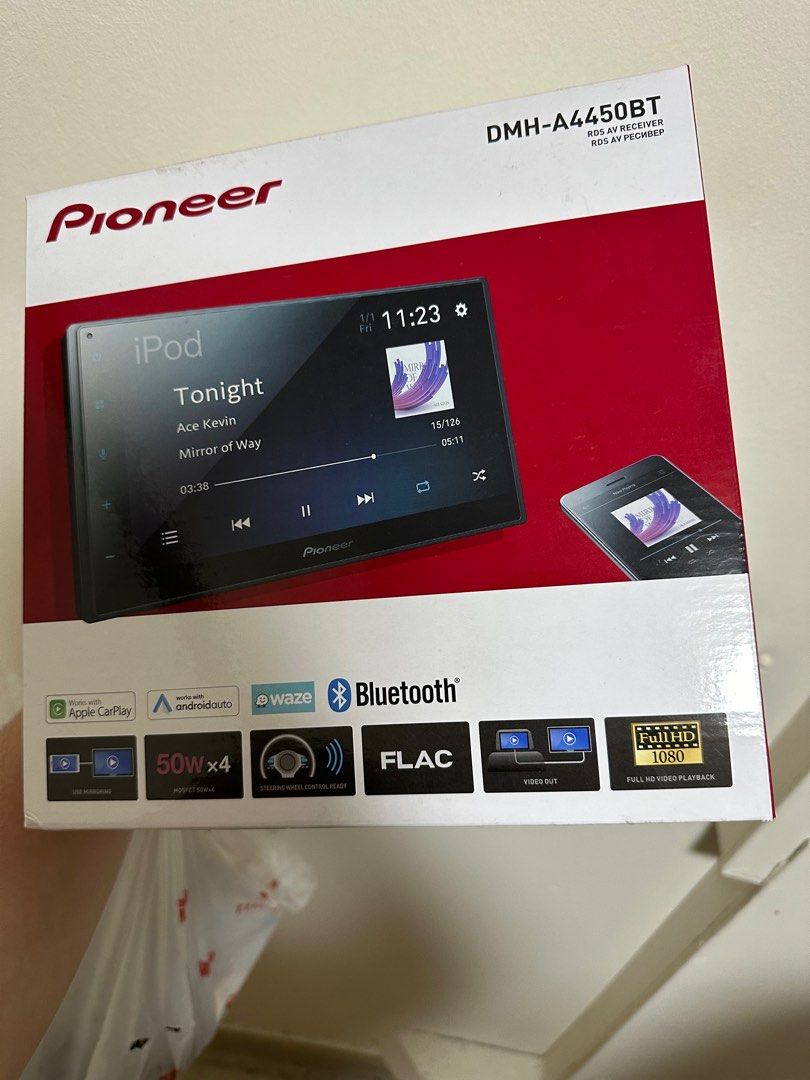 Pioneer DMH-A4450BT (with Apple Carplay/Android Auto), Car Accessories ...