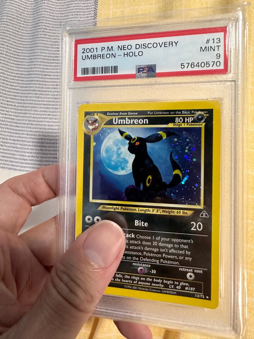 Pokemon umbreon neo psa9, Hobbies & Toys, Toys & Games on Carousell