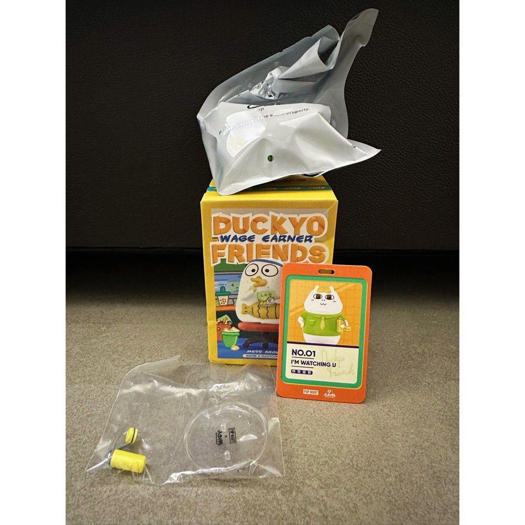 Popmart Duckyo 泡泡玛特小刘鸭盲盒 拆盒确定款, Hobbies & Toys, Toys & Games on Carousell