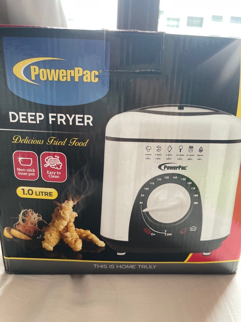 PowerPac 1.0L Mini Deep Fryer, TV & Home Appliances, Kitchen Appliances ...
