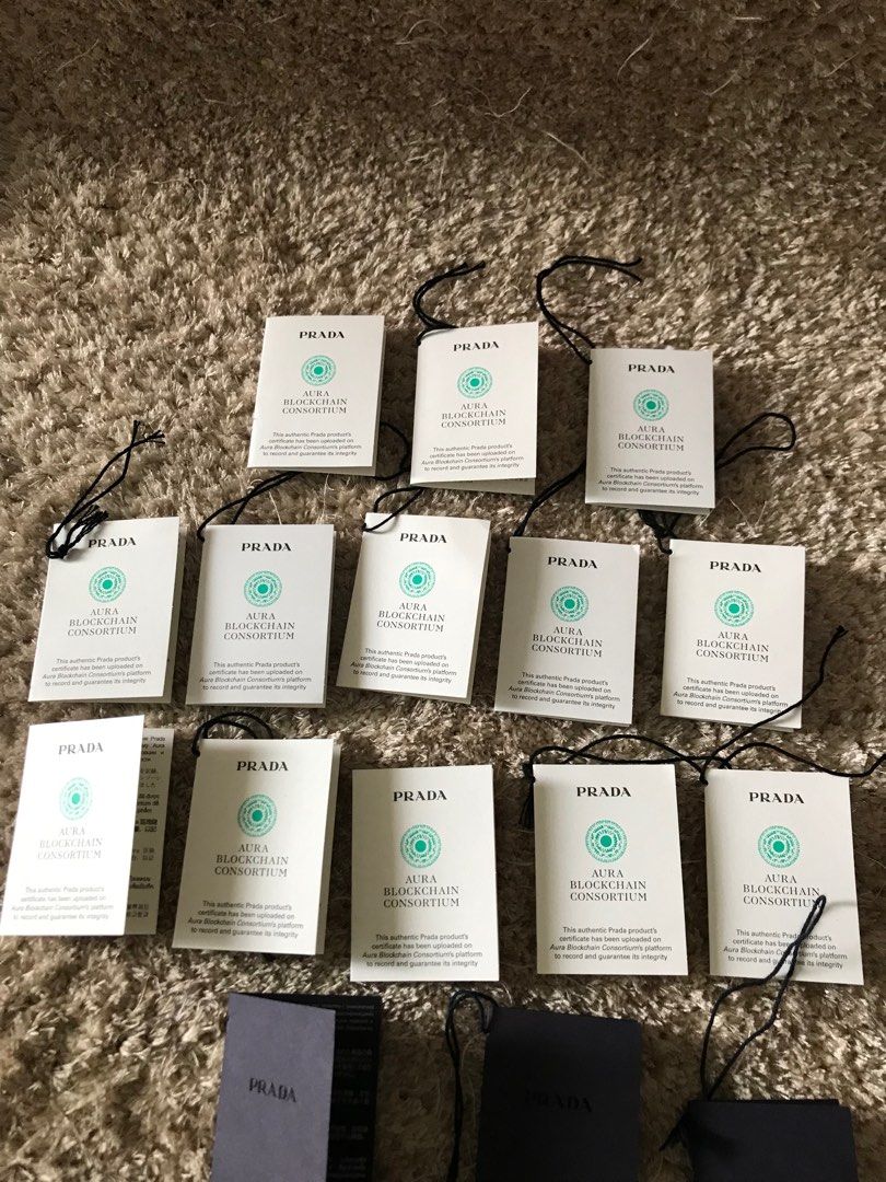 PRADA TAG CARD LABEL BOOKLET HARGA BEDA BEDA YA NEW AUTHENTIC HARGA ...