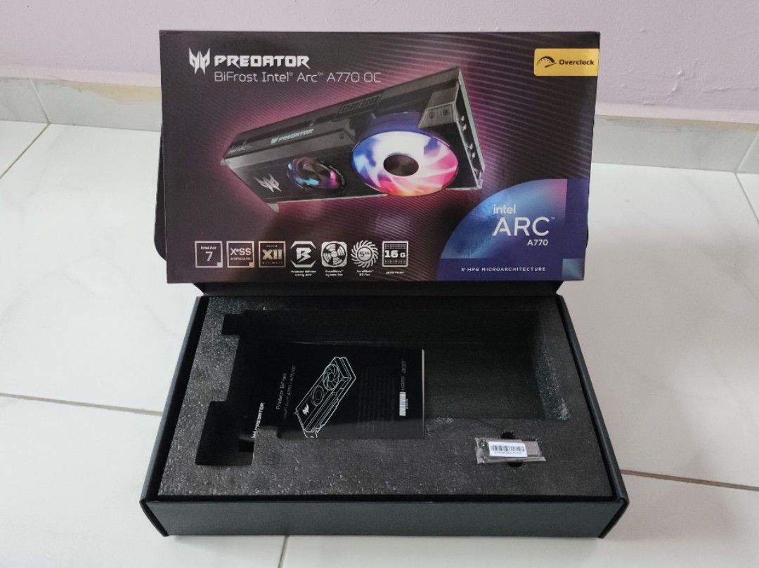 Predator Bifrost Intel Arc A770 16GB GPU, Computers & Tech, Parts ...