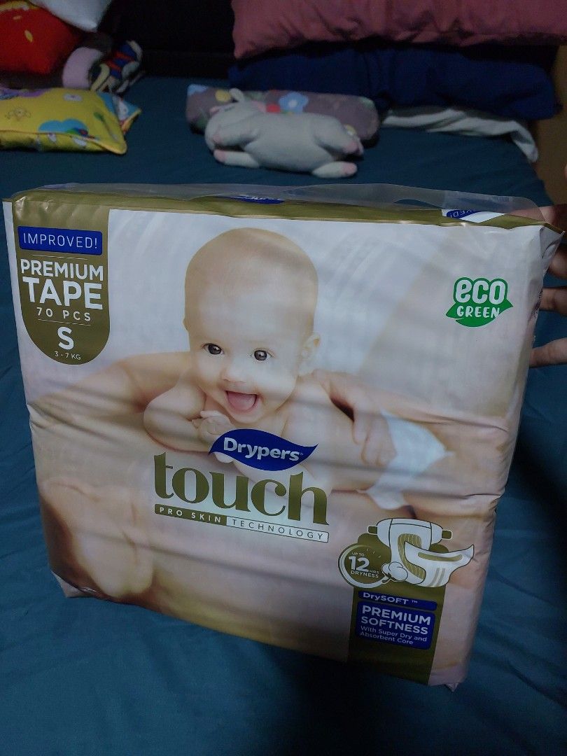 Premium Drypers Touch S 70 Tape, Babies & Kids, Bathing & Changing ...
