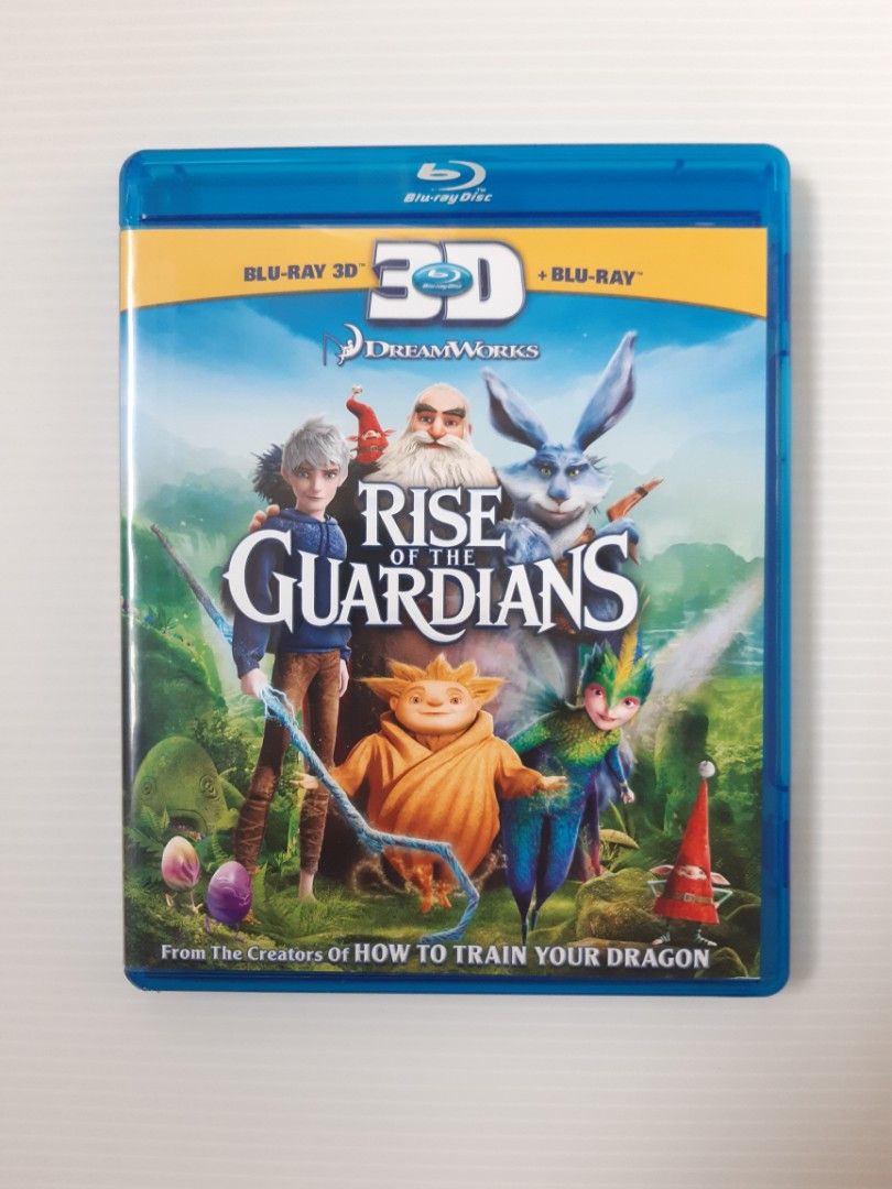 Pre-owned Rise of the Guardians Blu Ray 3D + Blu Ray, Hobbies & Toys ...