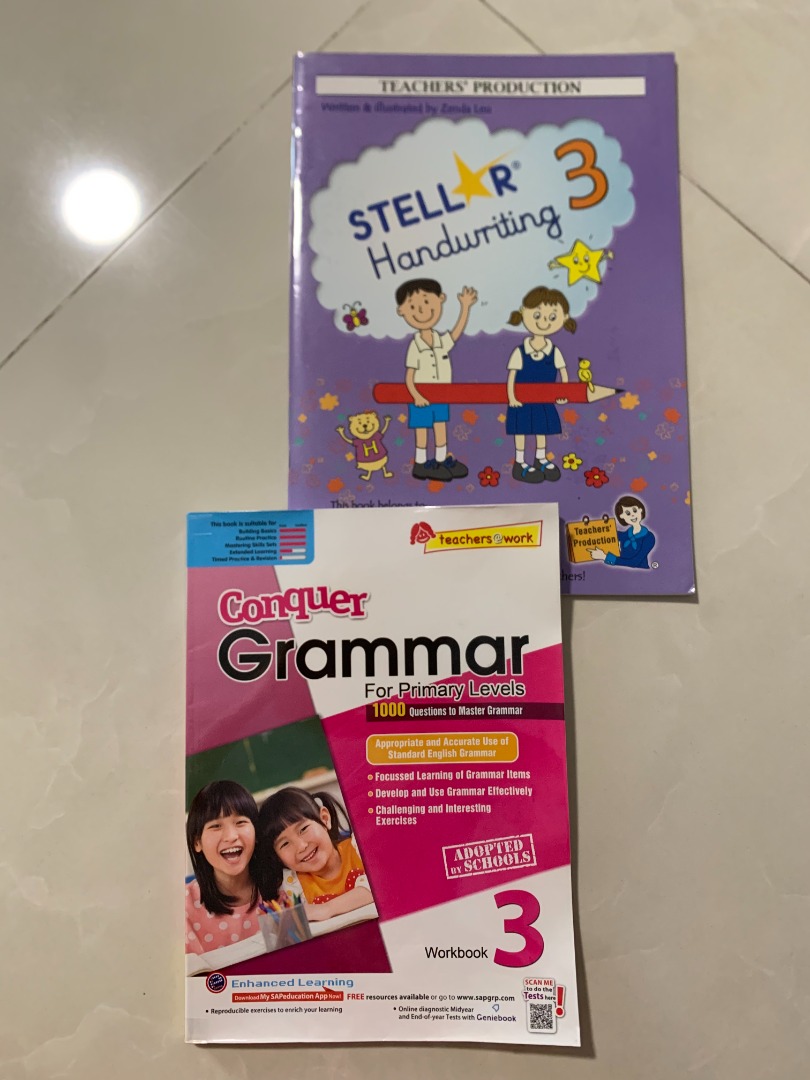 Primary 3 Conquer Grammar and Stellar Handwriting, Hobbies & Toys ...