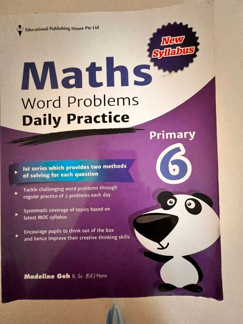 Primary 6 Math Problems Assessment Book ANSWER KEY INCLUDED, Hobbies ...