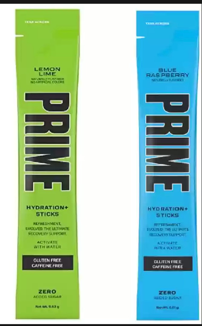 Prime Sticks | Lemon lime and Blue raspberry., Health & Nutrition ...